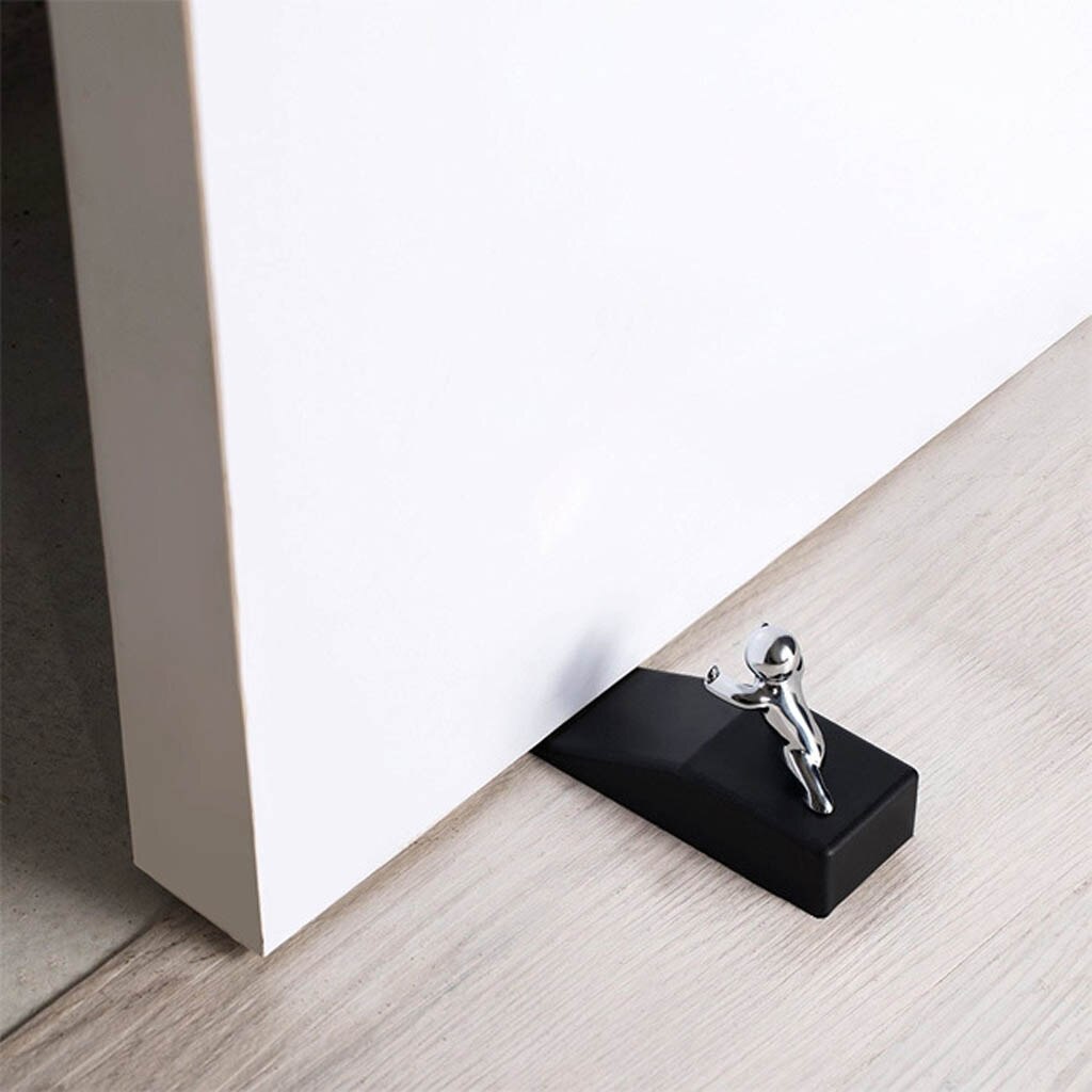 Rubber Door Stopper Stop Wedge Leaf Gates Protecti... – Grandado