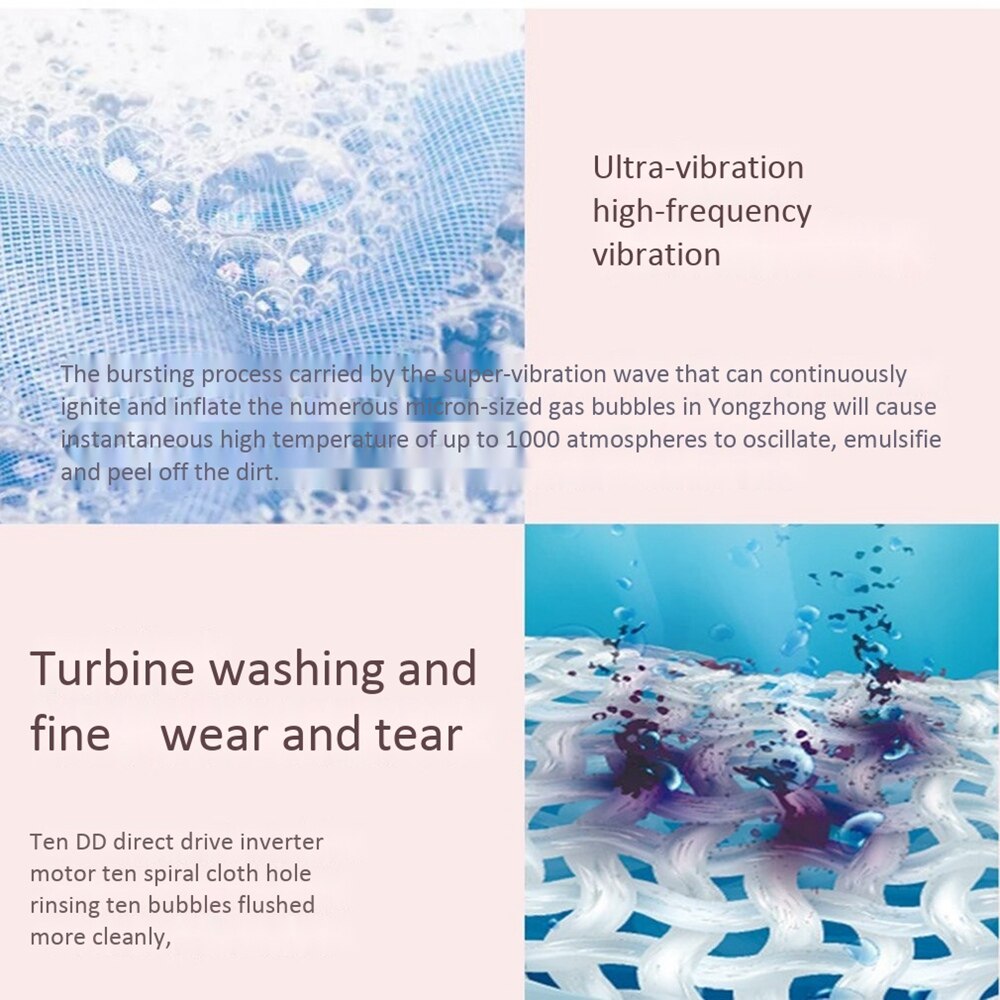 Mini Portable Ultrasonic Turbine Washing Machine F... – Grandado