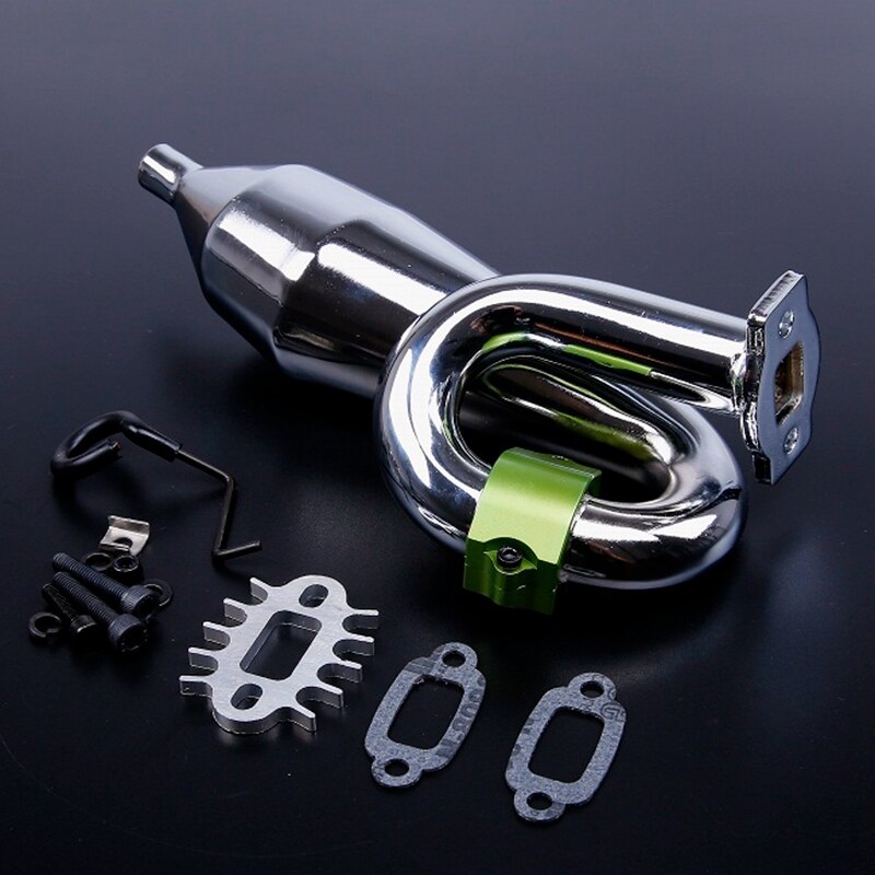 Chrome Resonant Tube Tuned Pipe Exhaust Pipe Gener... – Grandado