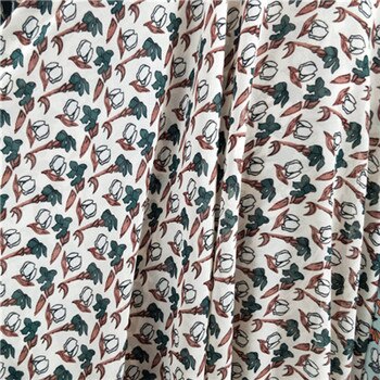 Chiffon Gedrukt Ramee Stof Draperen Verdikking Ond... – Grandado