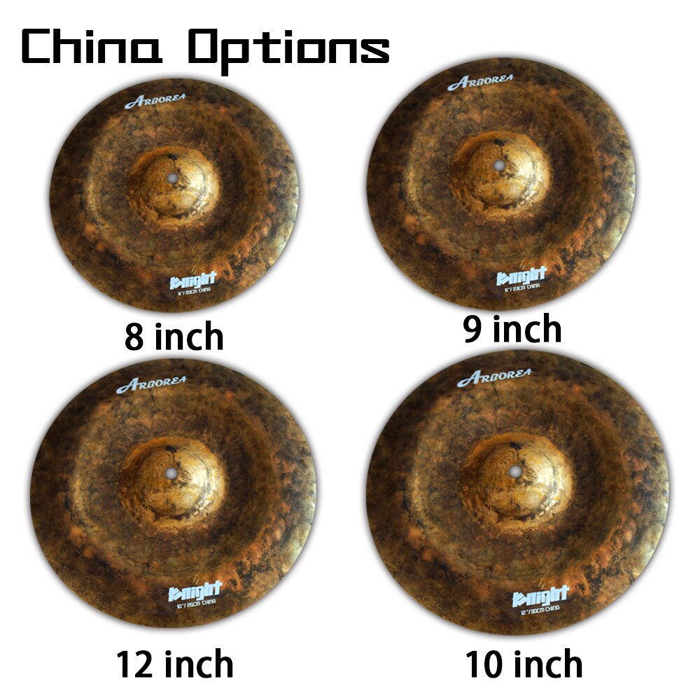 Arborea China Cymbal-Knight Series 8/9/10/12 Inch ... – Vicedeal