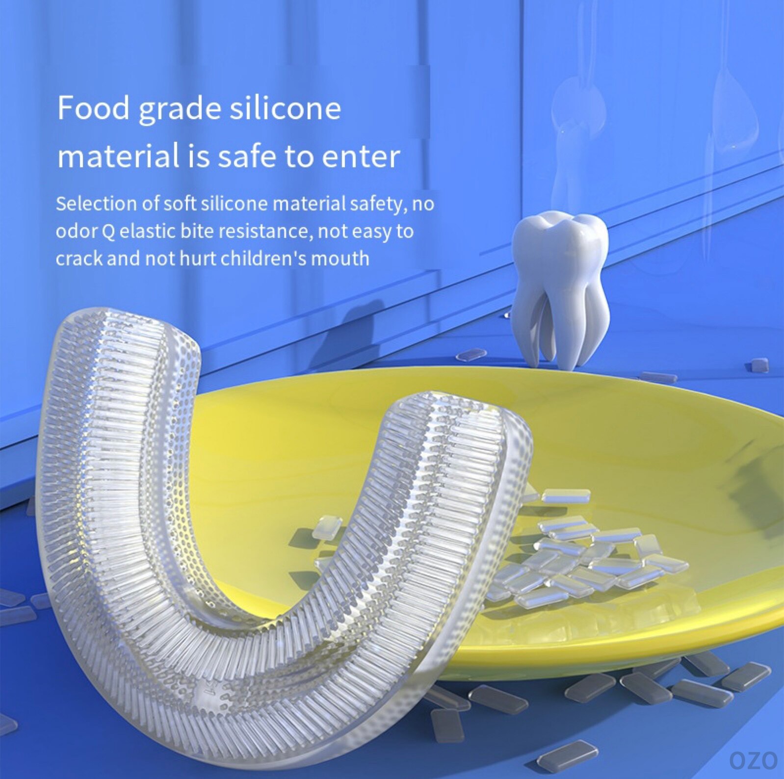 Electric Toothbrush U-Shaped Soft Silicone Replace... – Grandado