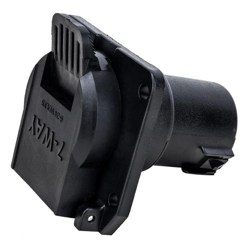 Vehicle-Side Trailer Socket 7 Way RV Blade Style A... – Vicedeal