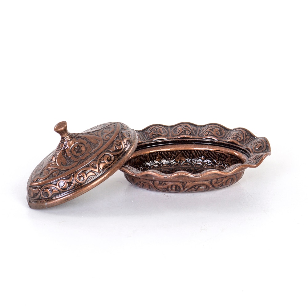 Copper Candy & Turkish Delight Bowl Made With Otto... – Grandado