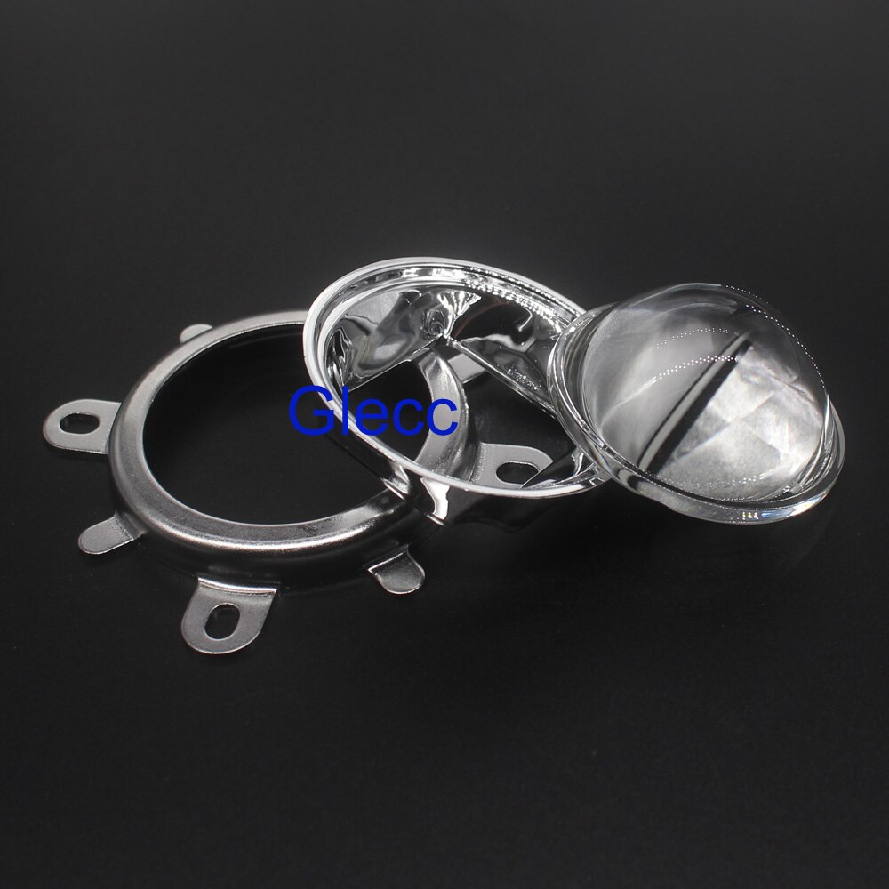 1Set 44mm Optical Glass LED Lens 60 Degree + 50mm ... – Vicedeal