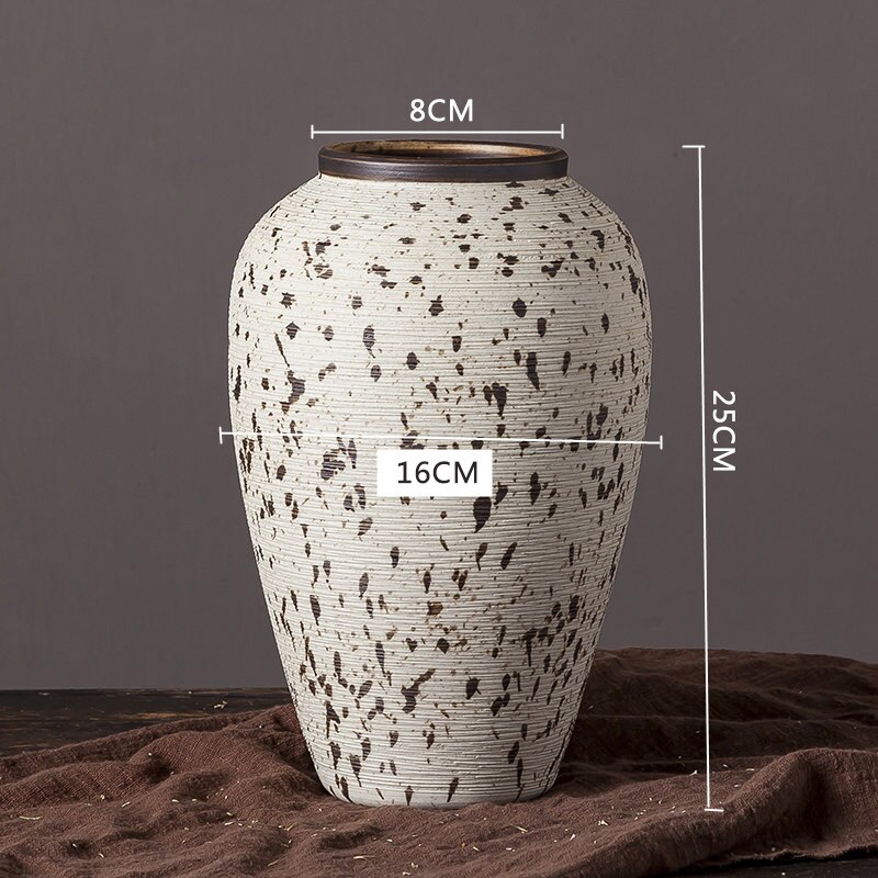 Classic Ceramics Vases Floor Vase Mottled Texture ... – Grandado