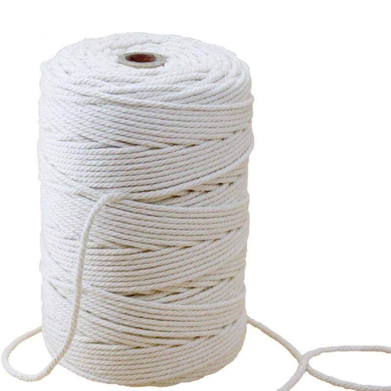 4Mm Macrame Touw Twisted String Katoenen Koord Voo... – Grandado