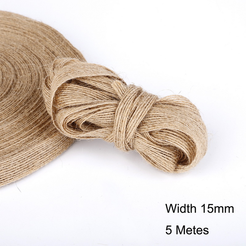 Burlap Ribbon Hessian Vintage Rustic Hemp Jute Rop... – Grandado