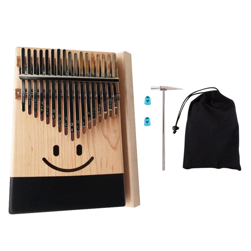 17 Keys Kalimba with Electric box African solid Ma... – Grandado
