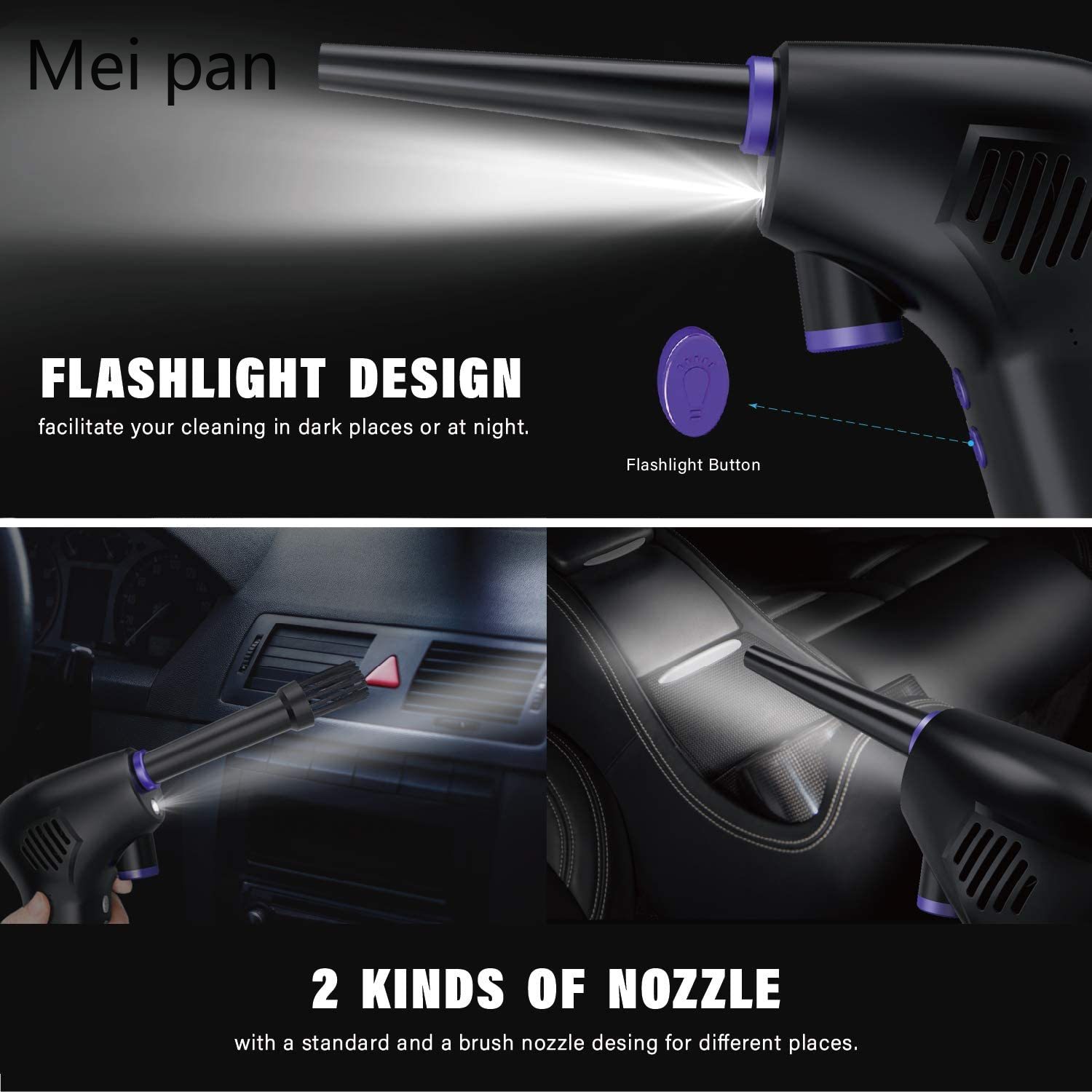 45000 Rpm Cordless Air Duster Perslucht Blower Sch... – Grandado