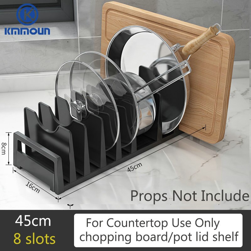 Black Kitchen Storage Shelf Bowl Dish Rack Choppin... – Vicedeal