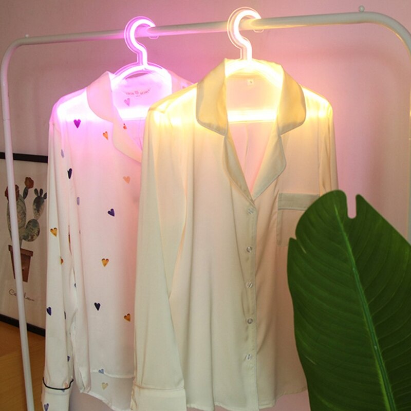 LED Neon Light Hanger Clothes Stand for store Room... – Vicedeal