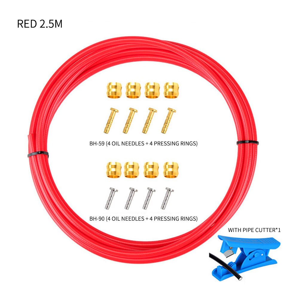 1 Set 2.5M X 5Mm Mountainbike Rem Slang Kabel Kit ... – Grandado