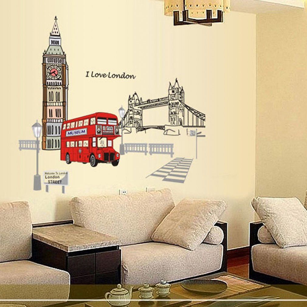 Eco-friendly Vinyl London Bus Wall Stickers Decal ... – Grandado