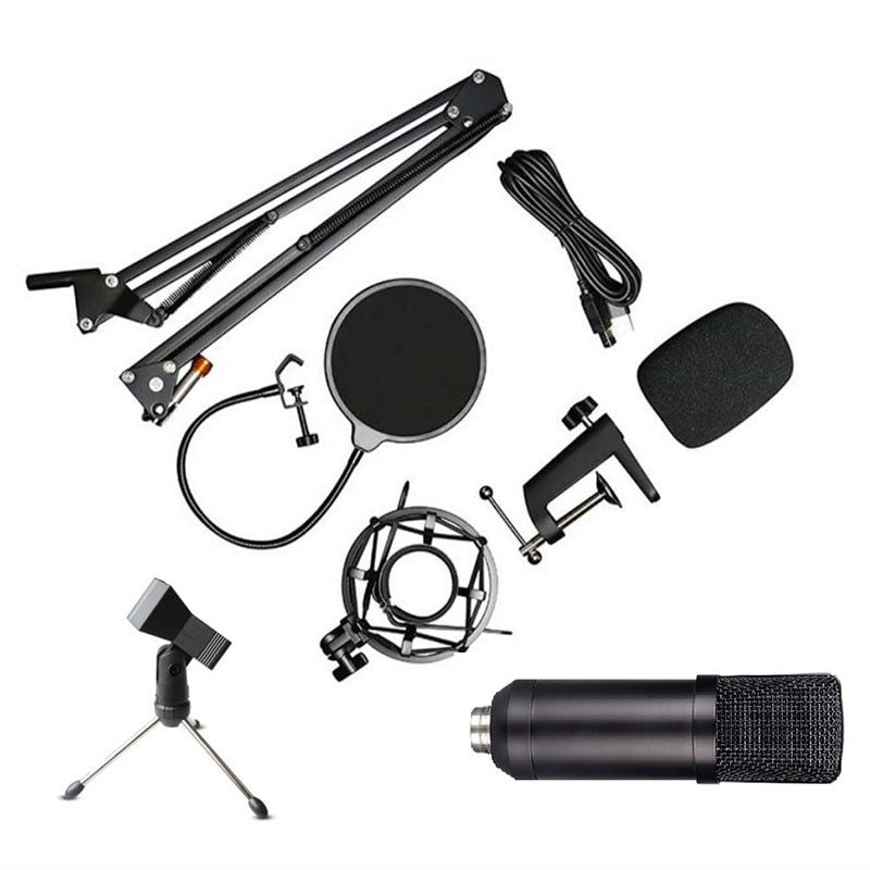 USB Microphone Condenser Mic Podcast Kit for Windo... – Grandado