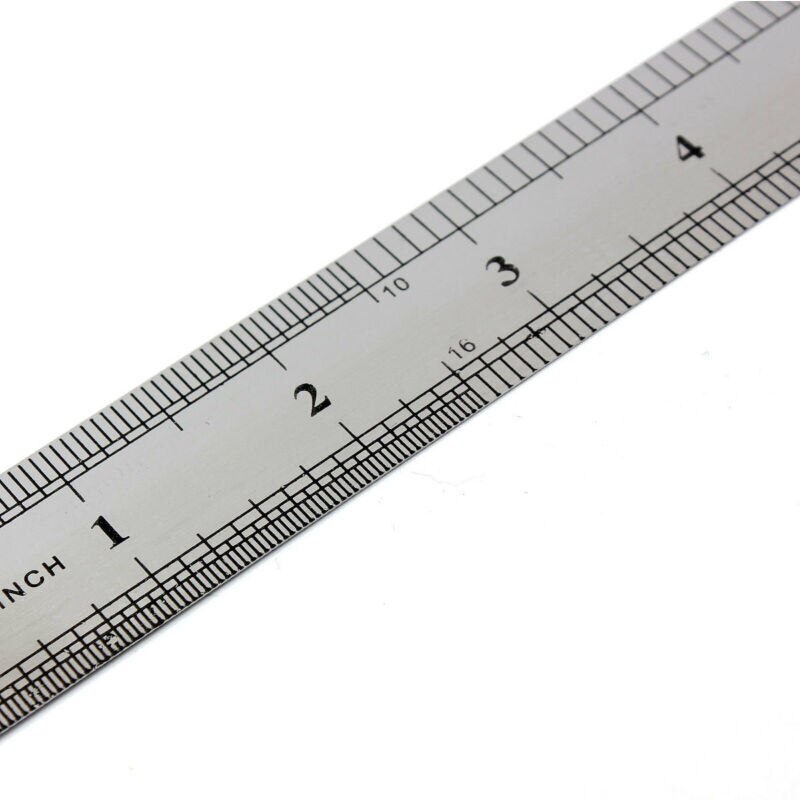 30cm double-sided scale stainless steel ruler meas... – Vicedeal