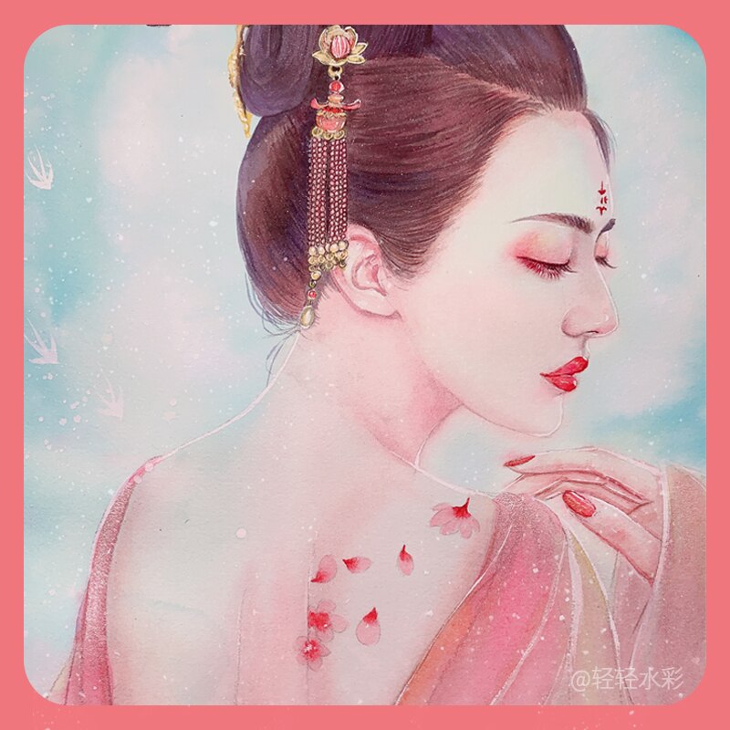 100% Cotton Watercolor Paper 300g Glitter Water Co... – Grandado