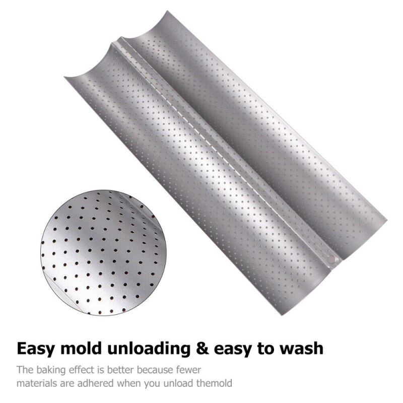 Non-stick Carbon Steel 4 Groove 2 Groove Wave Fren... – Grandado