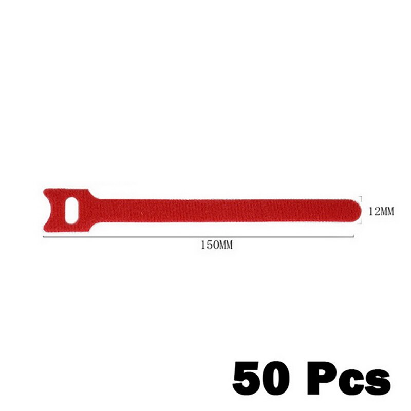 50Pcs Herbruikbare Bevestiging Kabelbinders Haak L... – Grandado