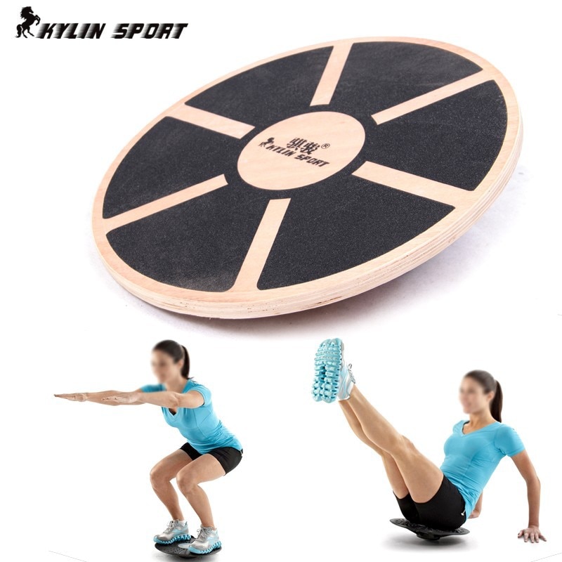 Wooden balance board skid counterweight balance tr... – Grandado