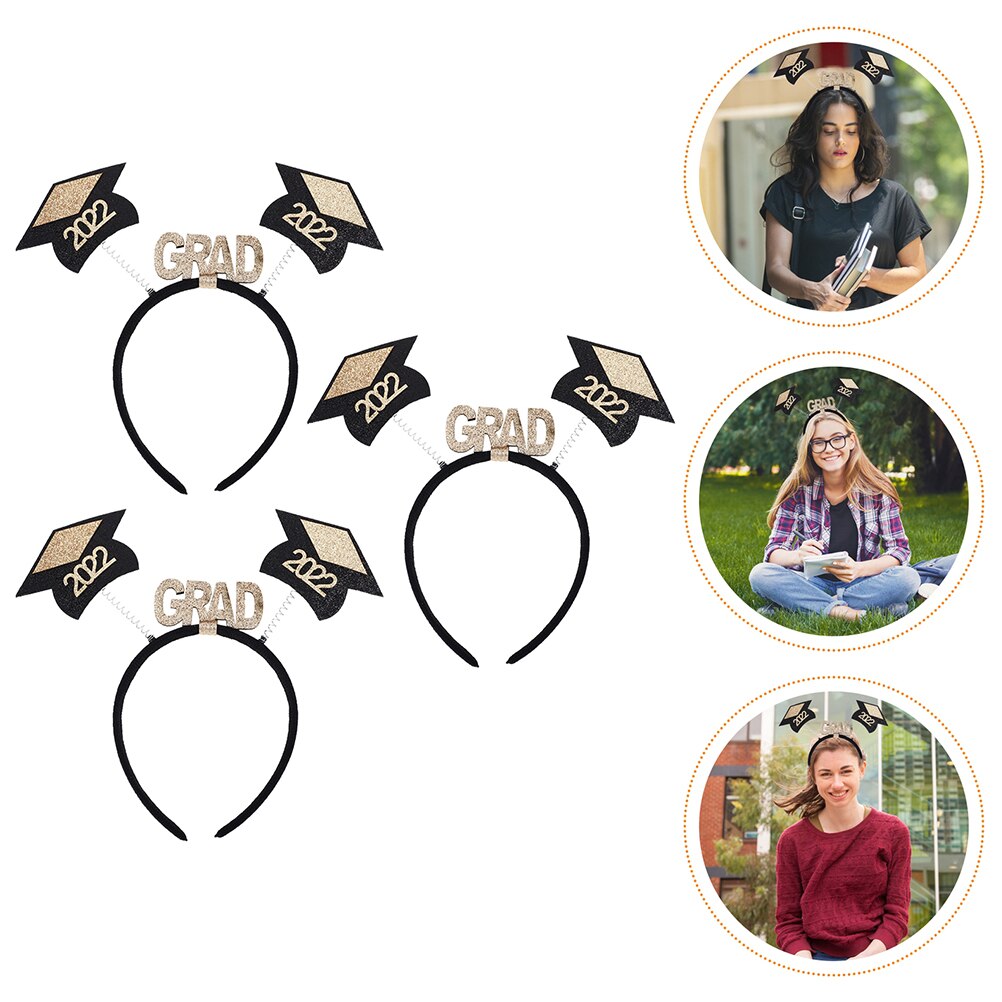 3pcs Graduation Headband 2022 Graduation Headdress... – Vicedeal