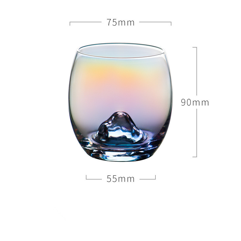 350ml Iceberg Glass Household Dazzling Water Cup W... – Grandado