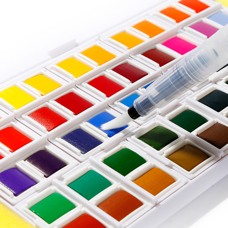 Superieure Aquarel Verf Met Penseel 12/18/24/30/36... – Vicedeal