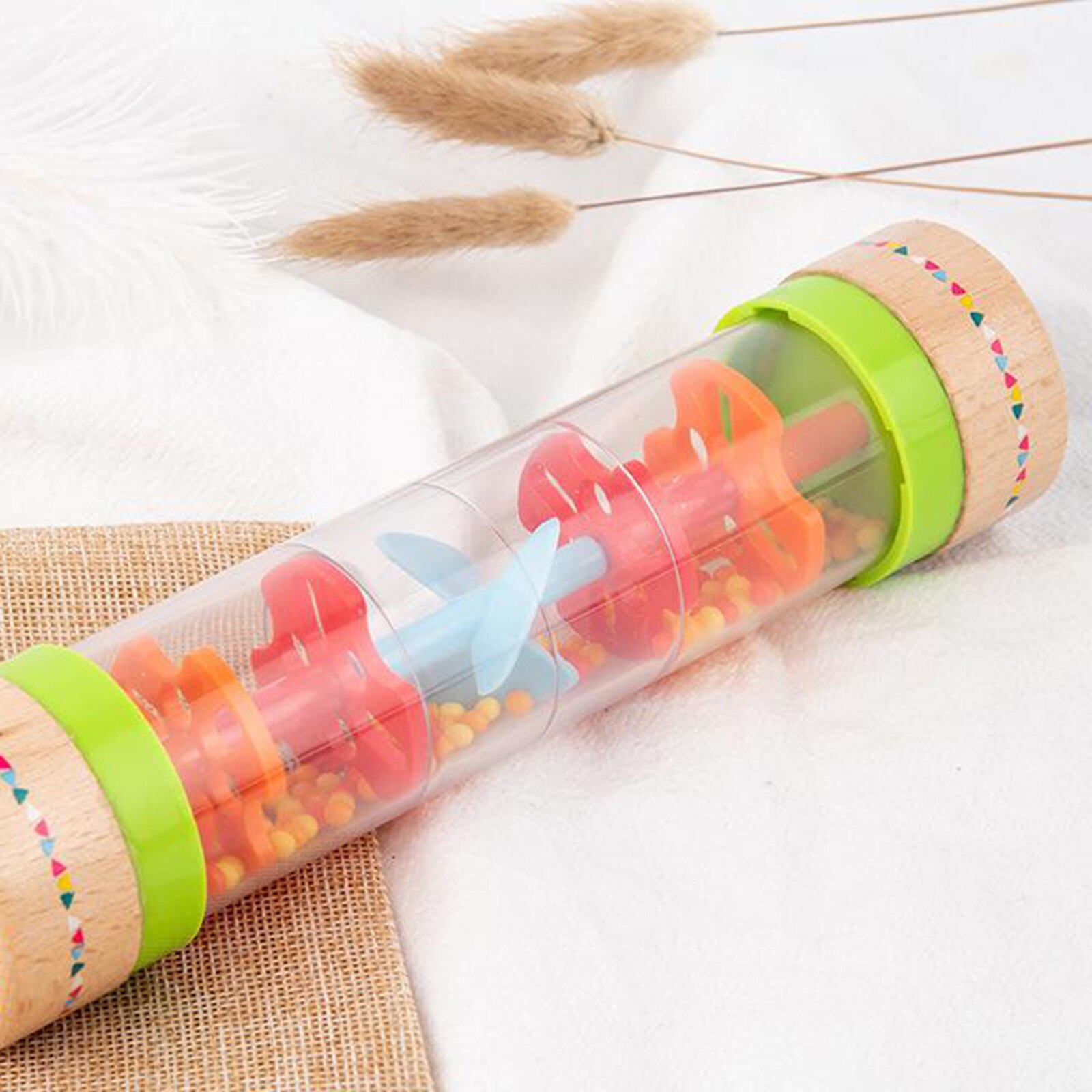 Toddlers Rainbow Rainstick Rainmaker Rain Shaker S... – Vicedeal