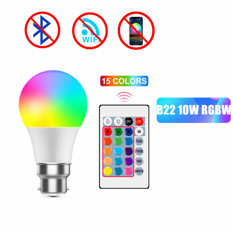 B22 E27 Wifi + Bluetooth Led Licht Smart Lampen In... – Grandado