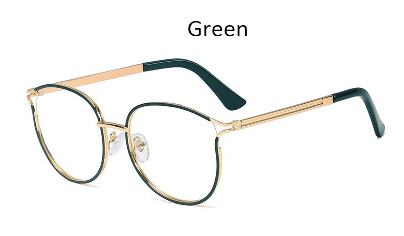 Vrouwen Transparante Bril Mode Cat 'S Eye Metalen ... – Vicedeal