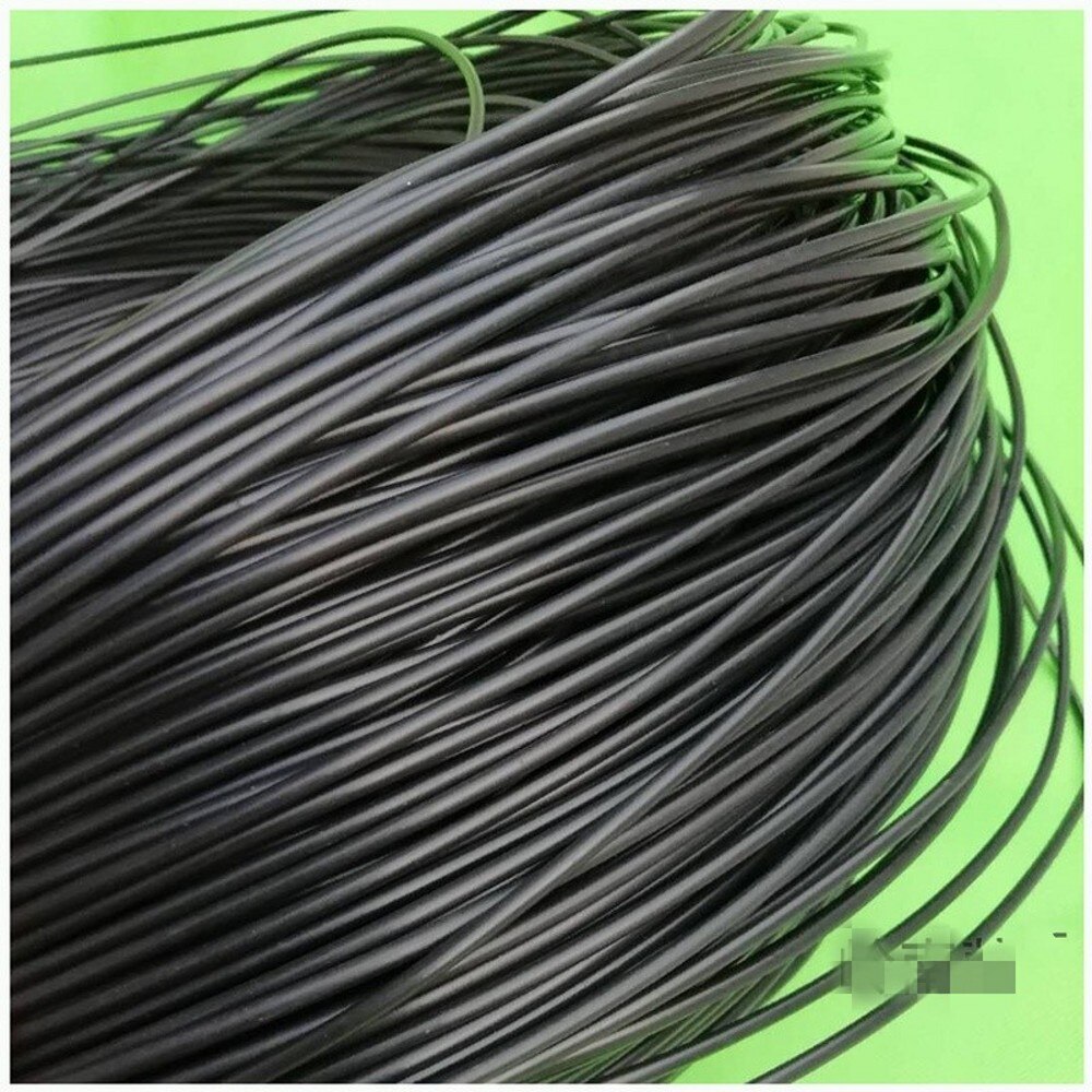 500G black color round synthetic rattan weaving ma... – Grandado