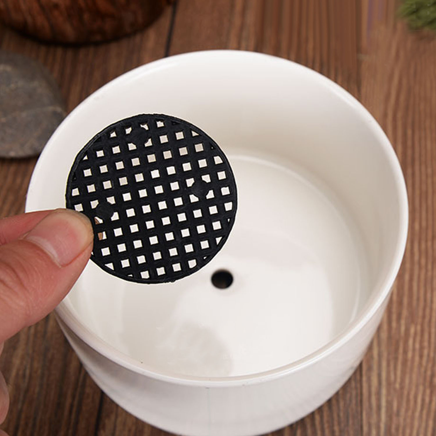 Behogar 50PCS 4.5cm Plastic Garden Drainage Mesh H... – Grandado