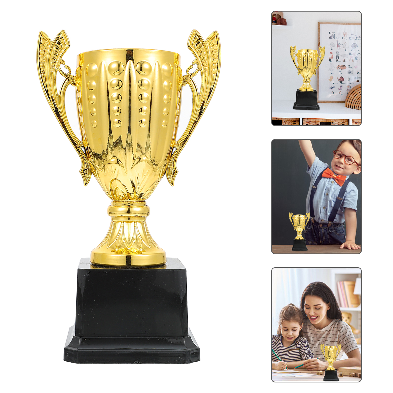 1Pc Trophy Chic Furnishing Decor Plastic Awards Tr... – Grandado