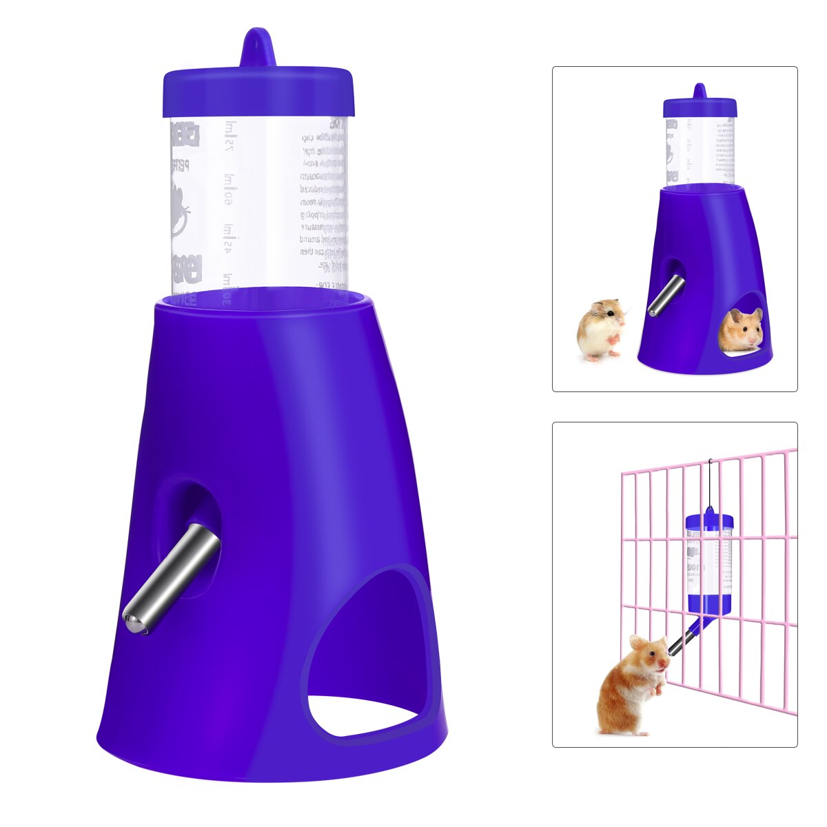 UEETEK Small Animal Hideout Pet Hideout Drinking 2... – Grandado