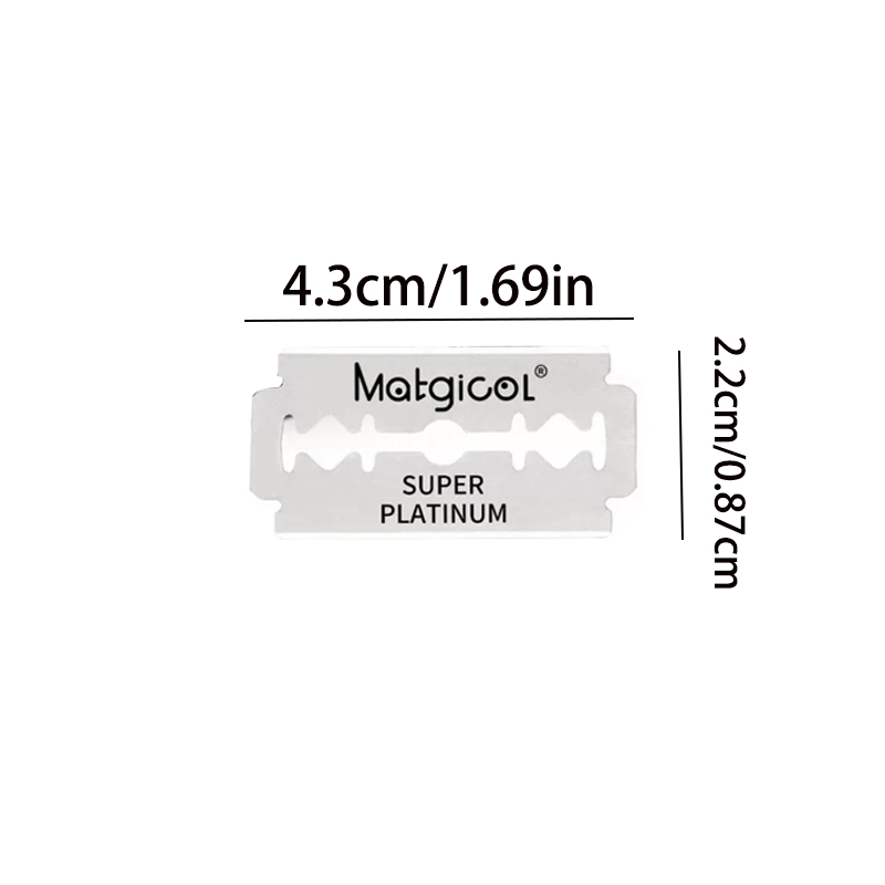 50/100PCS mens razor blade Swedish stainless steel... – Grandado