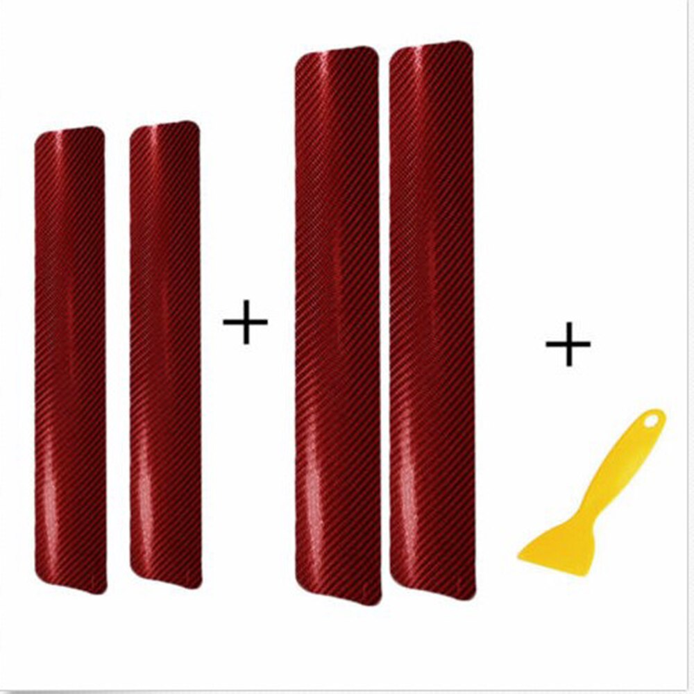 4 Stuks Auto Stickers Rood Instaplijsten Pedaal Pr... – Vicedeal