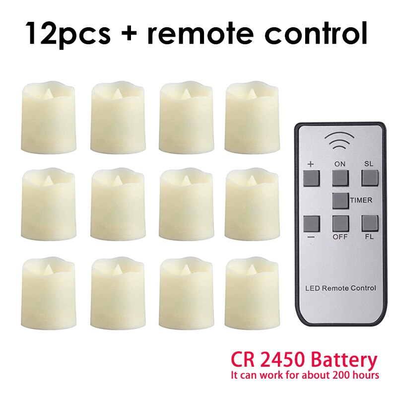 Flameless Led Candles Flicker Battery Operated And... – Grandado