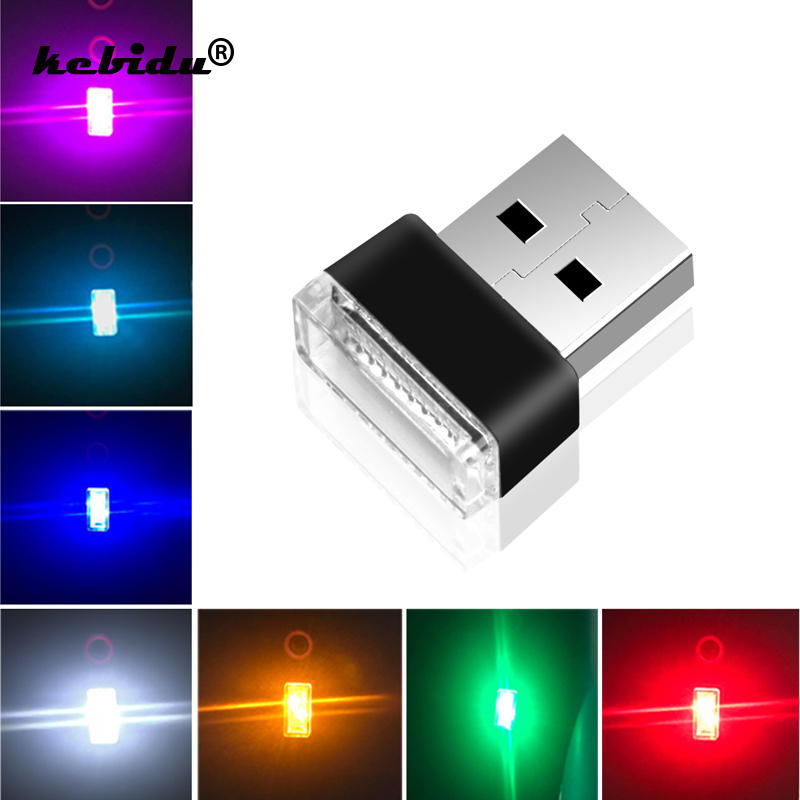 Universal Mini LED Car Light Auto Interior USB Atm... – Grandado