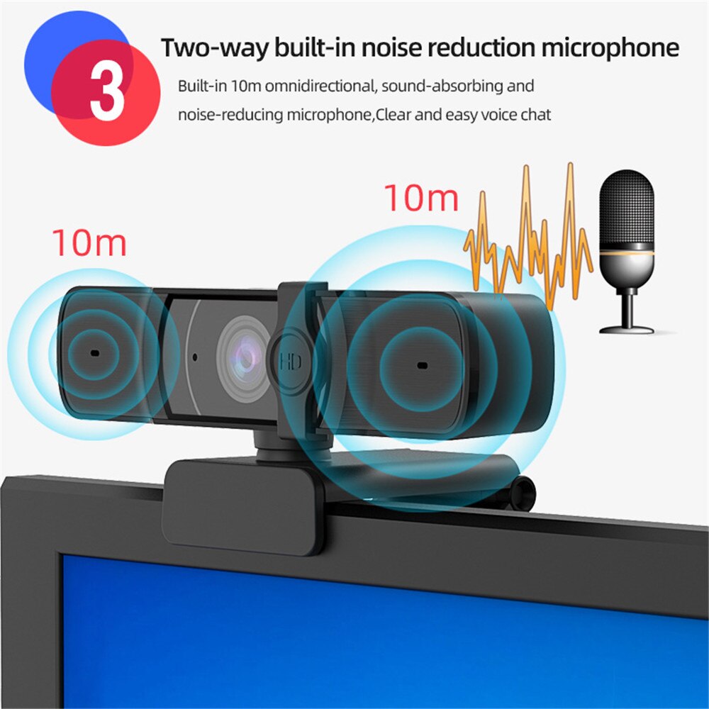 kebidu USB Web Camera Conference PC Webcam Autofoc... – Vicedeal