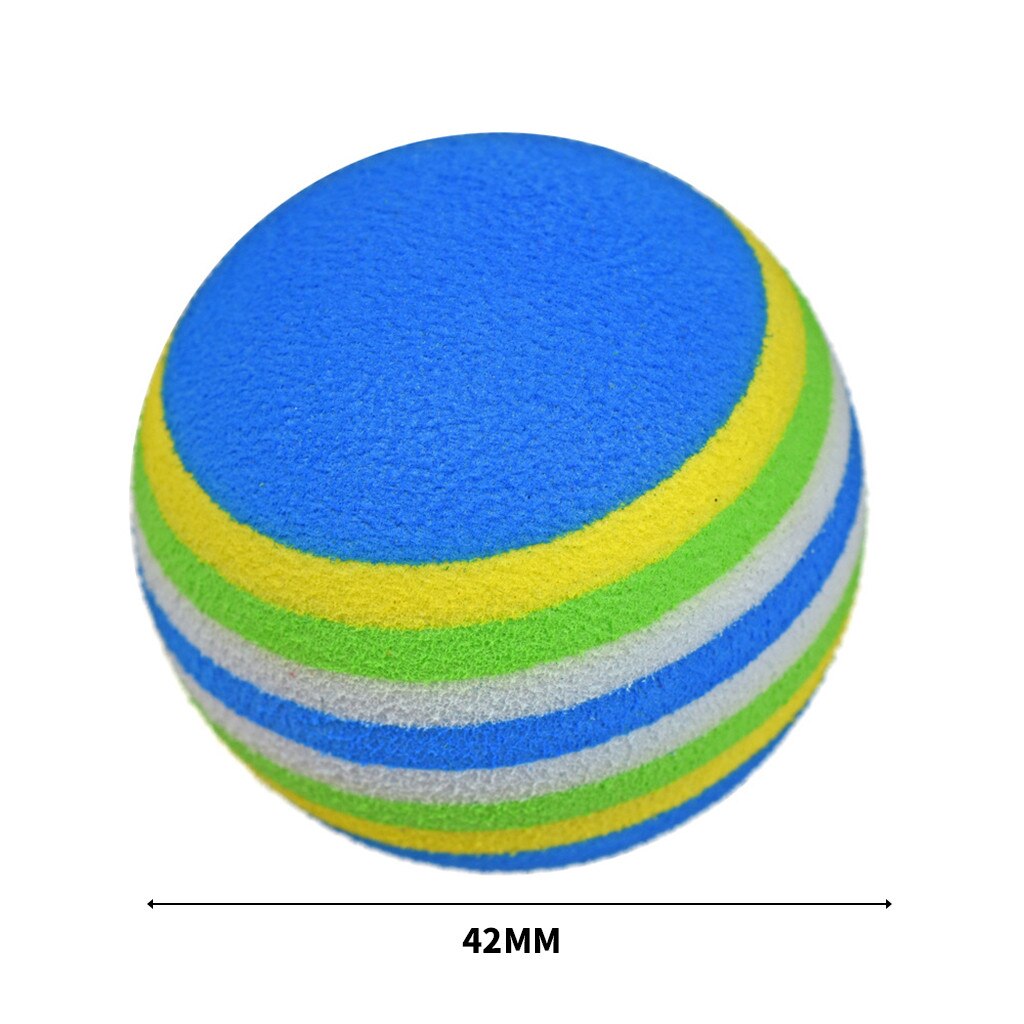 20Pcs/Pack Rainbow Stripe Foam Sponge Golf Balls S... – Grandado