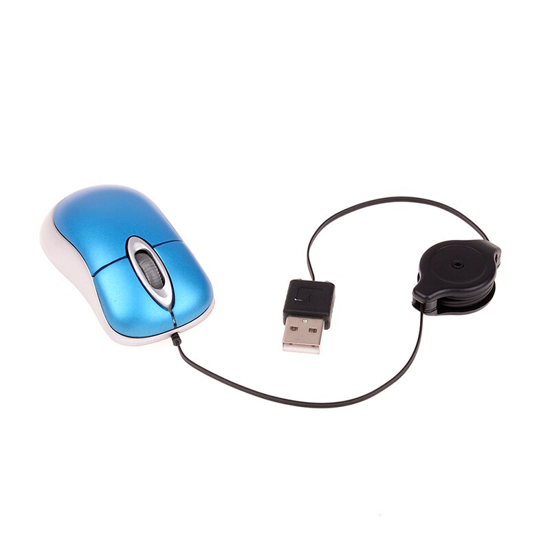 Intrekbare Mini Creatieve 1200 Dpi Bedrade Muis Us... – Grandado