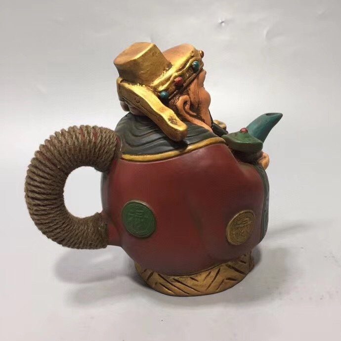 Exquisite antique painted lacquer ware (God of wea... – Grandado