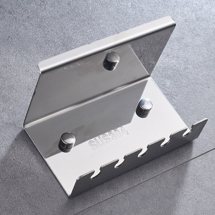 Stainless Steel 5 Slots Toothbrush Holder Toilet S... – Vicedeal