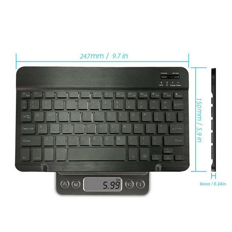 1 Pcs 10 Inch Wireless Keyboard Backlit Bluetooth ... – Grandado