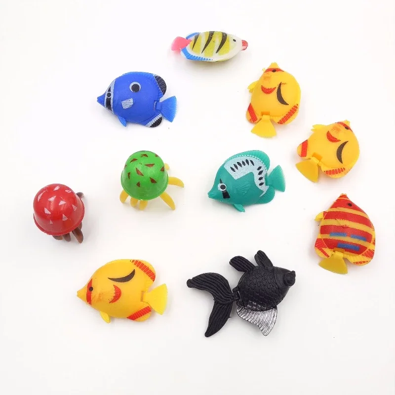 10 Stuks Aquarium Kunstmatige Plastic Vis Kleurrij... – Vicedeal