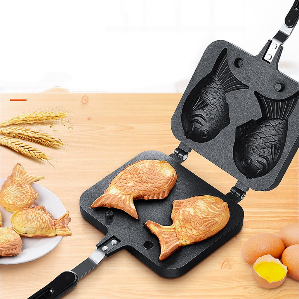 Japanese Pancake Maker Fish-Shaped Bakeware Waffle... – Grandado