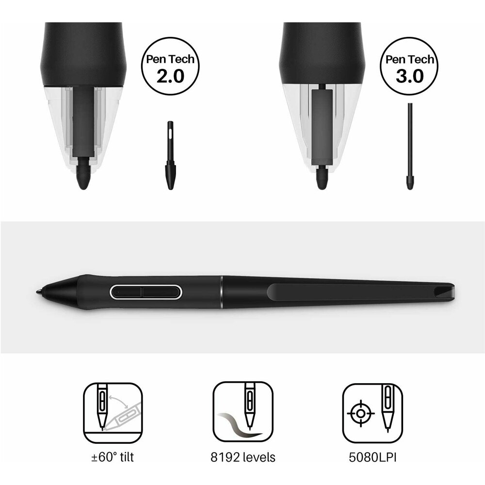 PW517 Battery-Free Stylus with 2 Express Key for P... – Grandado