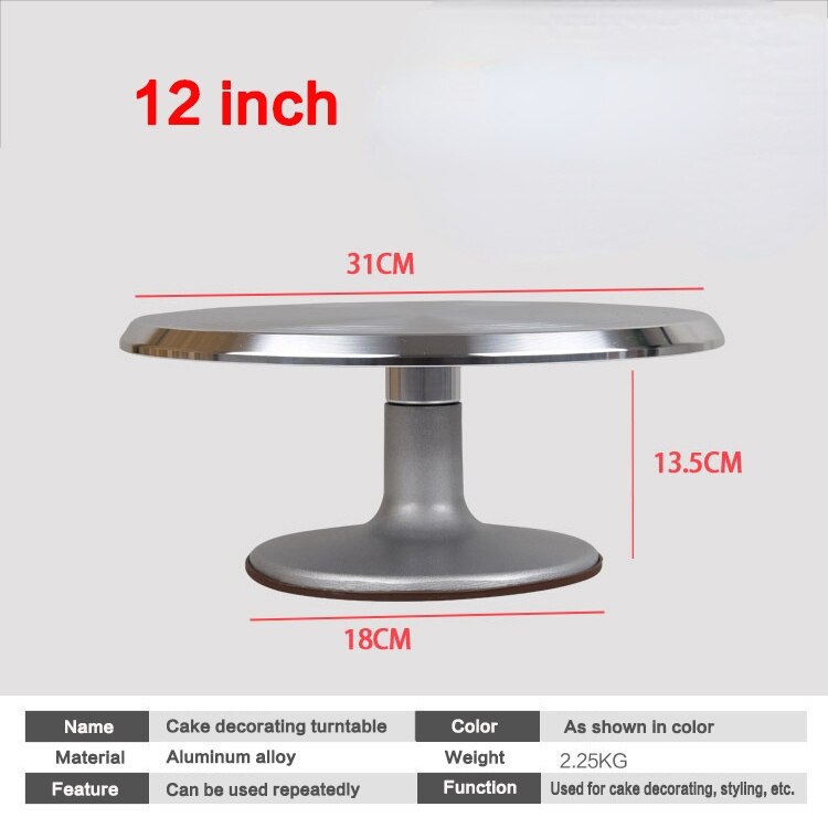 12 Inch High Multi-color Cake Turntable Platform C... – Vicedeal
