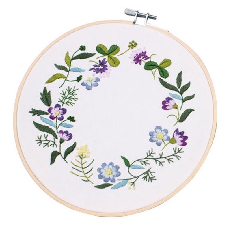 Embroidery Flower Needlework Handwork DIY Material... – Grandado