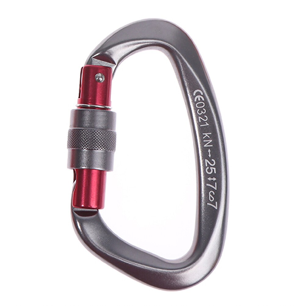 1pc D Shape Climbing Carabiner Aviation Aluminum S... – Vicedeal